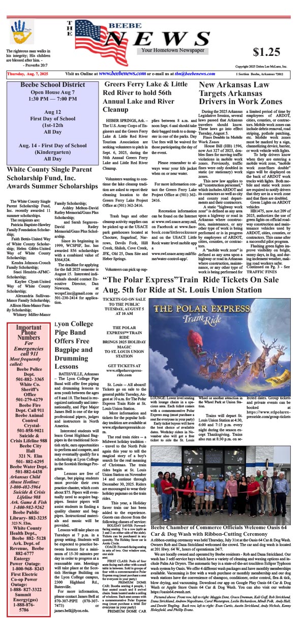 Home - Beebe News