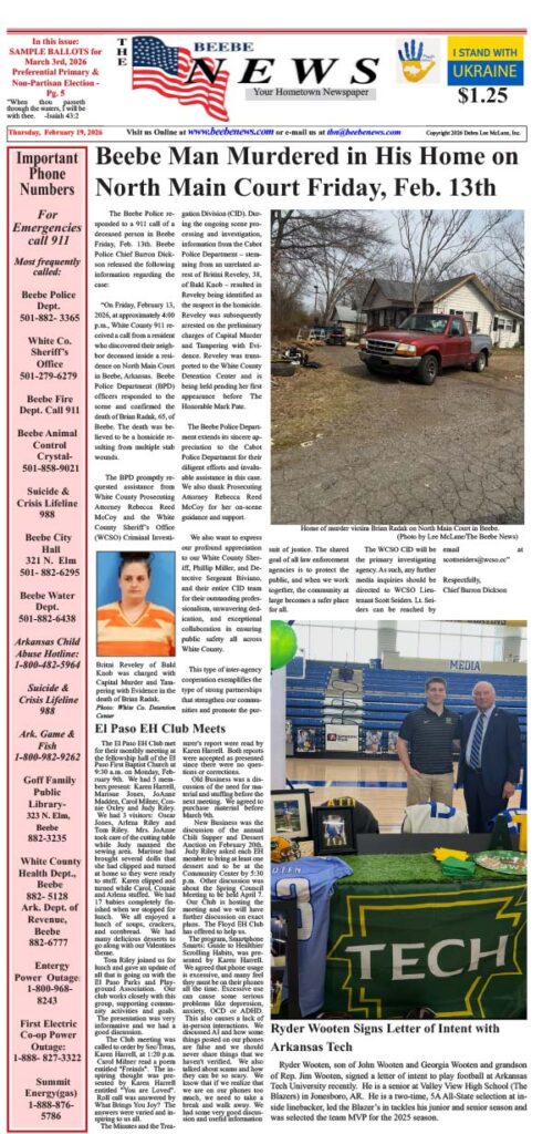 Home - Beebe News